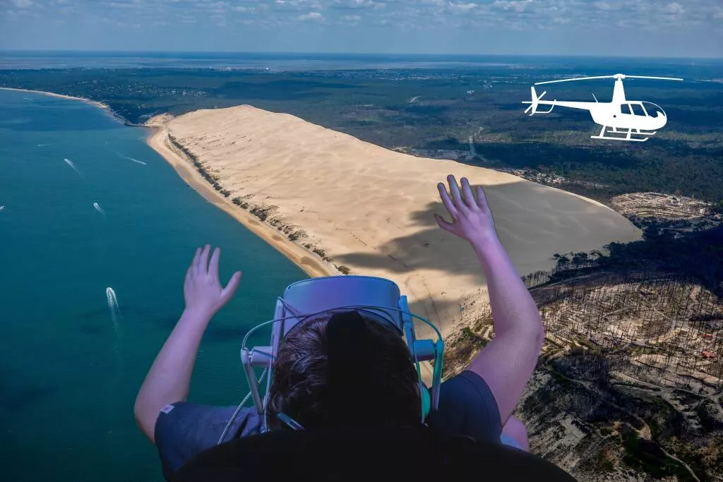 Heliborn vr : activité Dans les airs à Biscarrosse ville